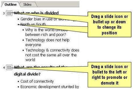 MS Word 2002 - Outlines