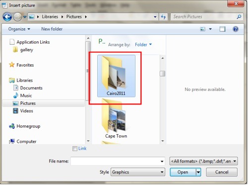 Tipsheet - Open Office Writer - Image Insert