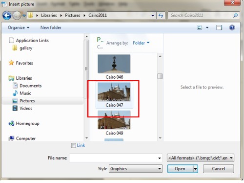 Tipsheet - Open Office Writer - Image Insert